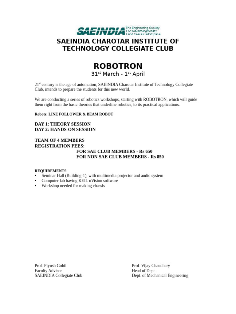 Robtron Proposal | PDF