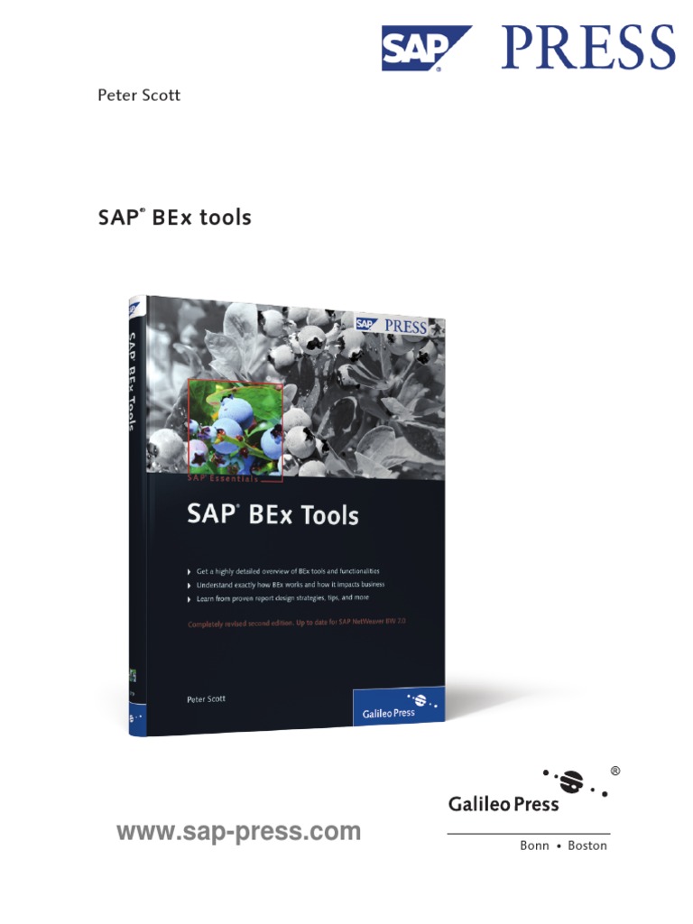 BEx Tools 2nd Edition SAP PRESS Sample Chapter | Download Free PDF ...