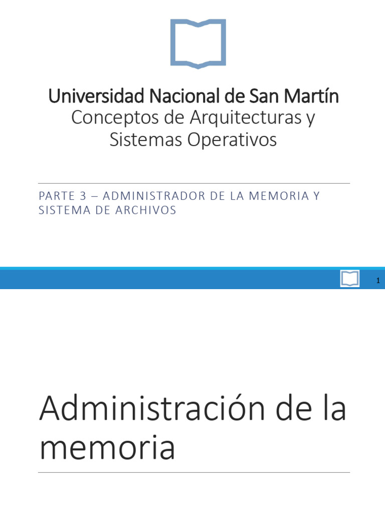 CASO Bloque3 Administracion Memoria y File System - V06 | PDF | Archivo de computadora | Sistema ...