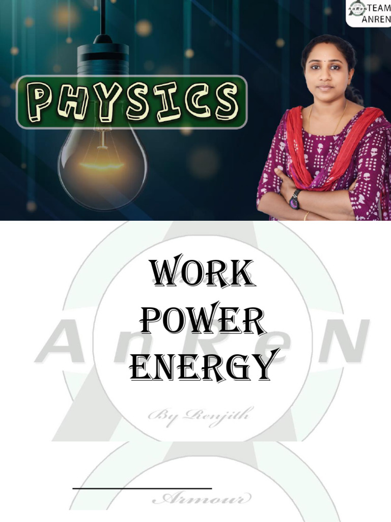 WORK ENERGY POWER PPT | PDF | Potential Energy | Force