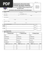 MCA Generic Entry Application Form 2025-2026 Academic Year QA | PDF | Qualifications ...