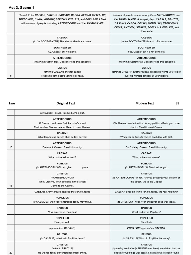 Scribd.vdownloaders.com Julius Caesar e Text With Modern Translation Removed Cropped Signed (1 ...