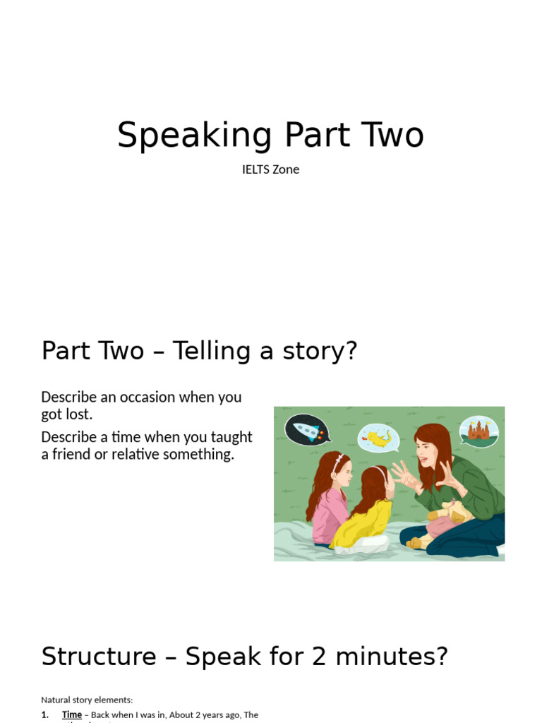 Speaking Part Two | PDF