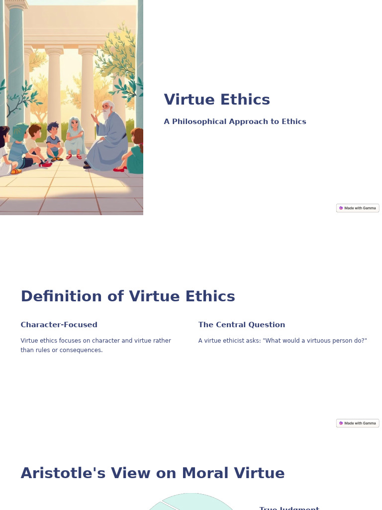 Virtue Ethics | PDF