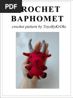 Free Godzilla Amigurumi Crochet Pattern | PDF | Crochet | Surgical Suture