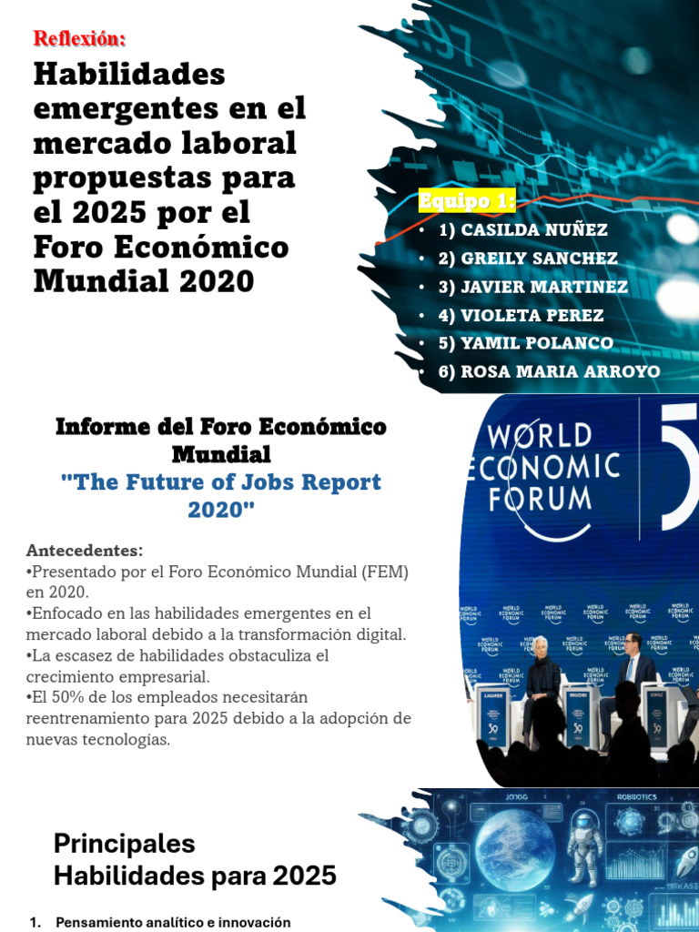 Habilidades Emergentes en El Mercado Laboral Propuestas para | PDF ...