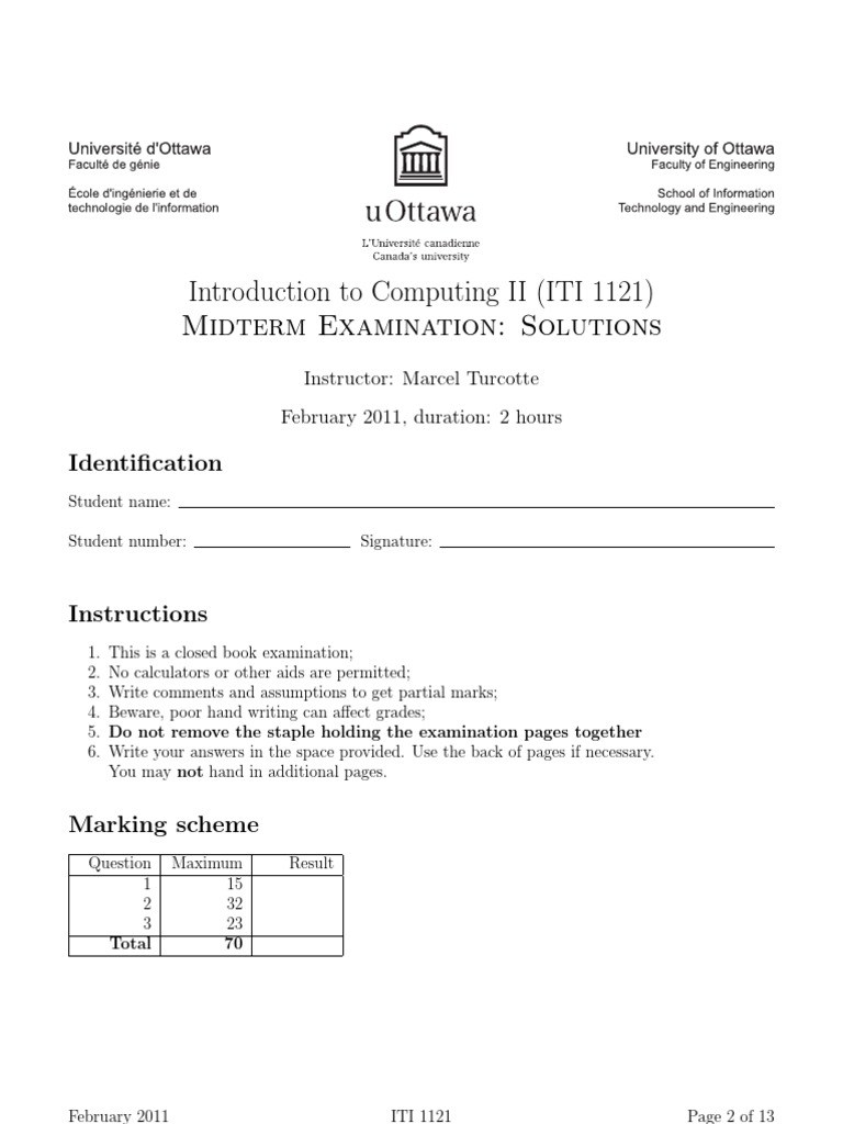 2011 Midterm Soln Descargar Gratis Pdf Class Computer Programming Inheritance Object