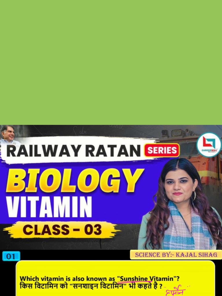 #6 Vitamin by Kajal Ma'am | PDF