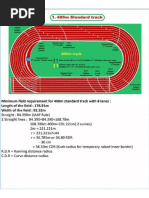 400m Running Track | PDF | Teaching Methods & Materials