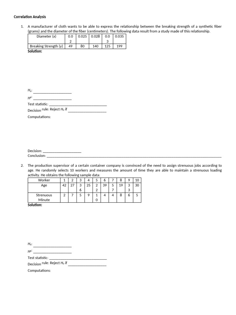 Correlation and Regression Analysis Guide | PDF | Regression Analysis ...