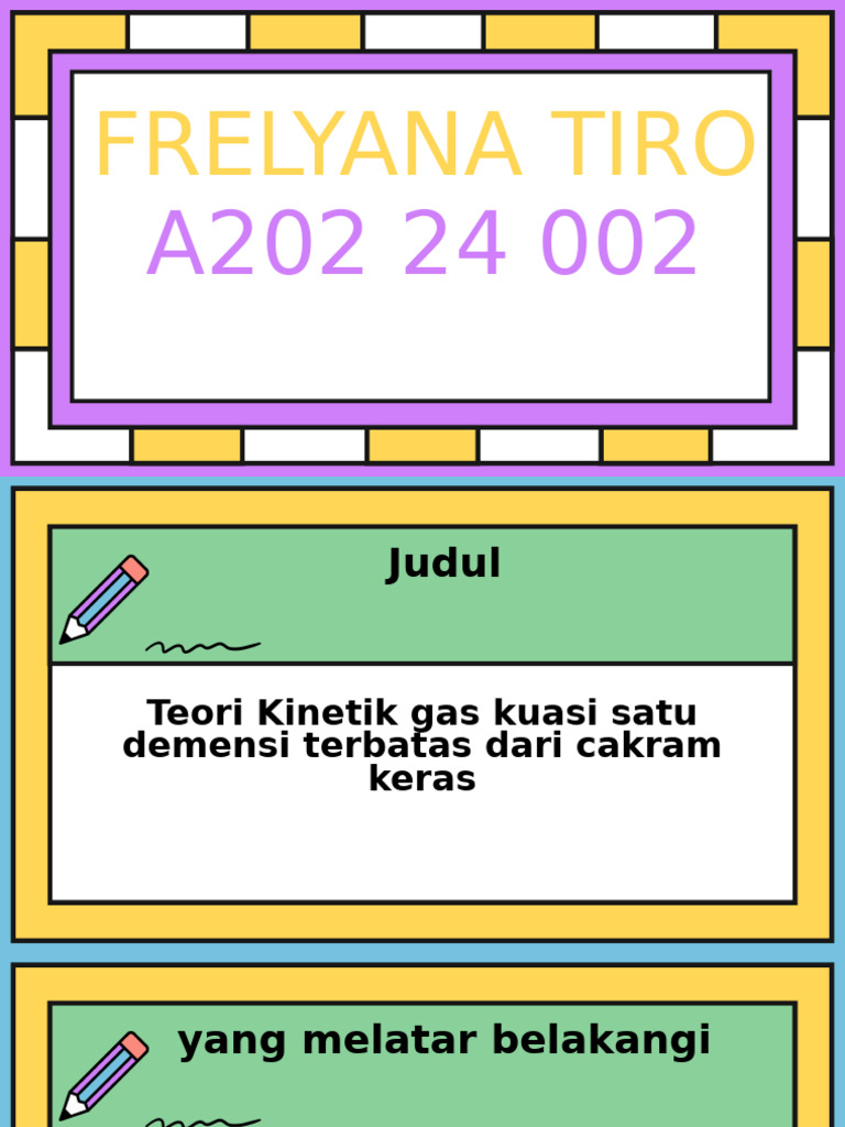 Frely-Teori Kinetika Gas | PDF