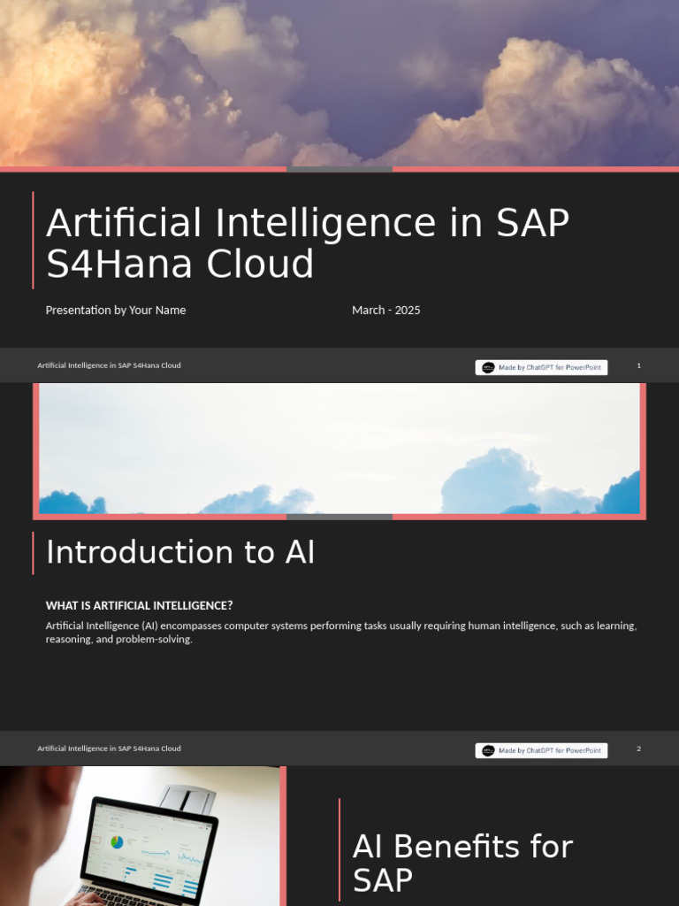 Artificial Intelligence in SAP S4Hana Cloud | PDF | Artificial Intelligence | Intelligence (AI ...