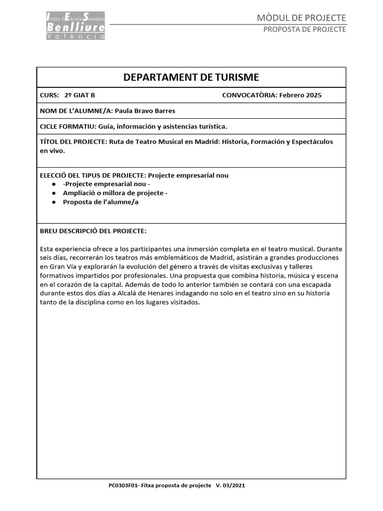 PC0303F01_PROPOSTA PROJECTE (1) | PDF