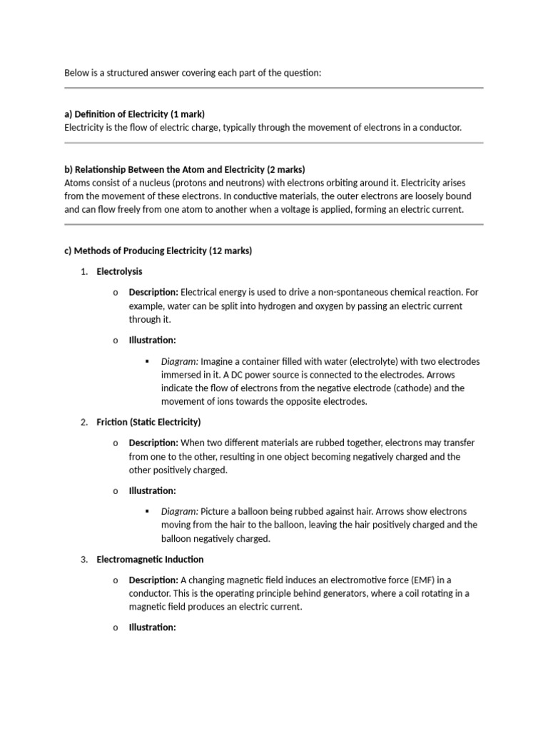 Below Is A Structured Answer Covering Each Part of The Question | PDF ...