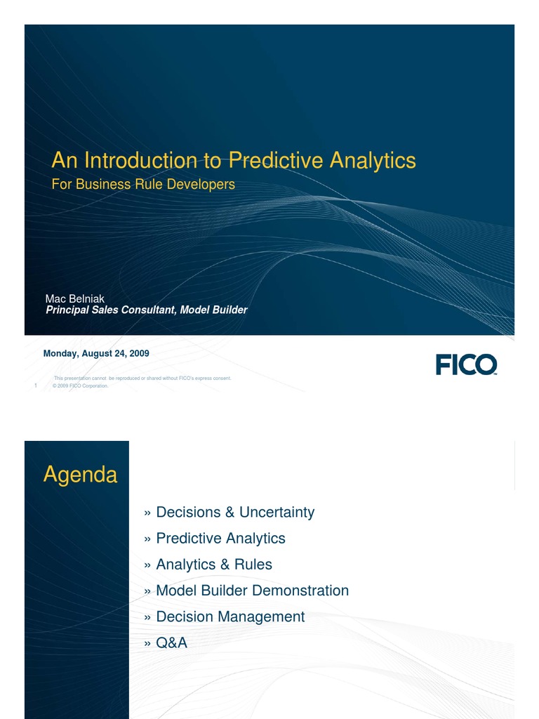 An Introduction To Predictive Analytics Final | PDF