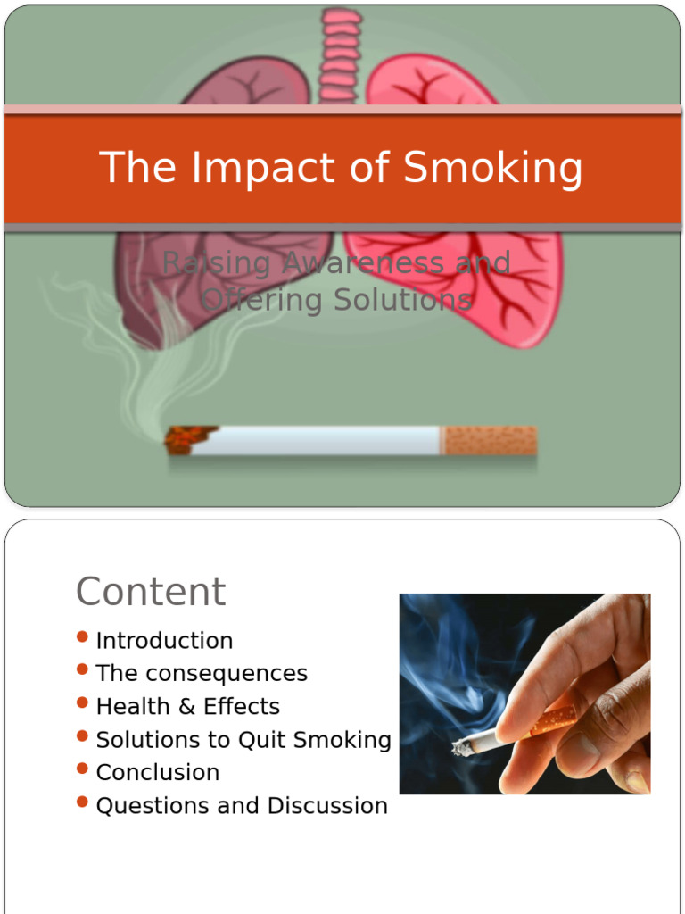 Smoking Presentation | PDF