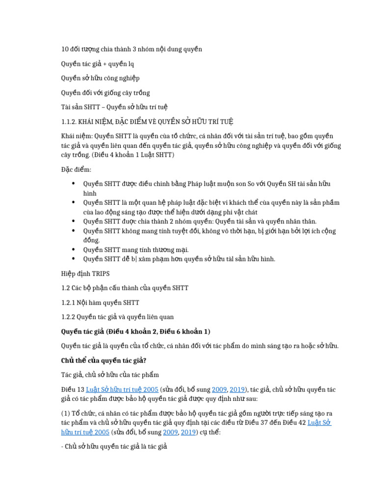 Note pháp luật SHTT | PDF