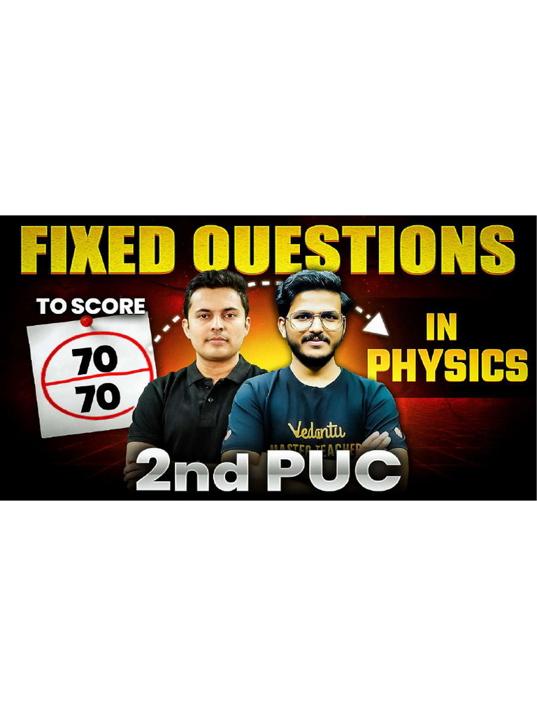 Physics 2nd Puc Boards | PDF | Electric Field | Capacitance
