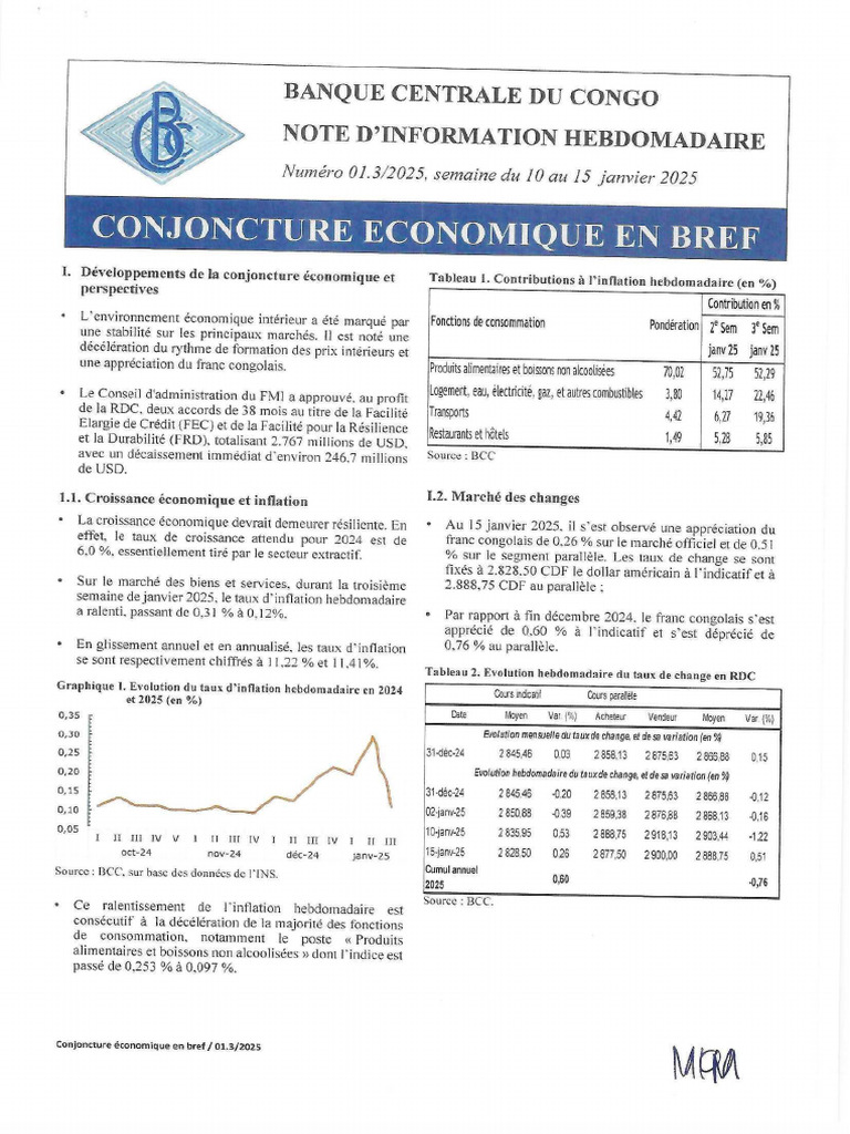 Note Ceb Du 15 Janvier 2025 | PDF