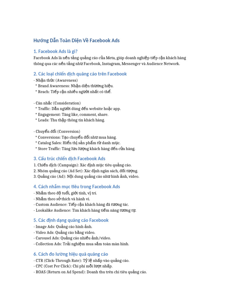 Facebook Ads Guide | PDF