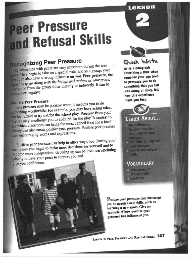 Harmoni McGowan - Attachment: PDF: Peer Pressure | PDF | Body Language | Human Communication