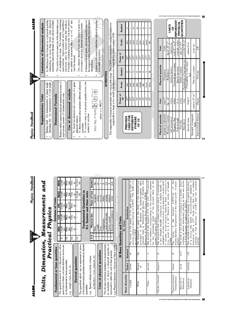 Allen Handbook | PDF