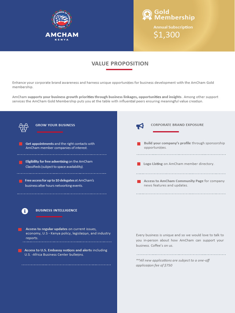 AmCham Gold Membership 2025 | PDF