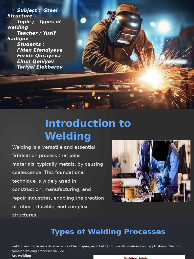 Types of Welding Techniques Explained | PDF | Welding | Construction