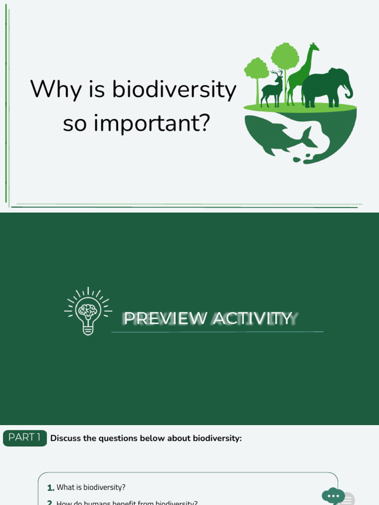 Why is biodiversity so important | PDF | Biodiversity | Rainforest