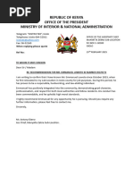 Assistant Chief Letterhead Template | PDF