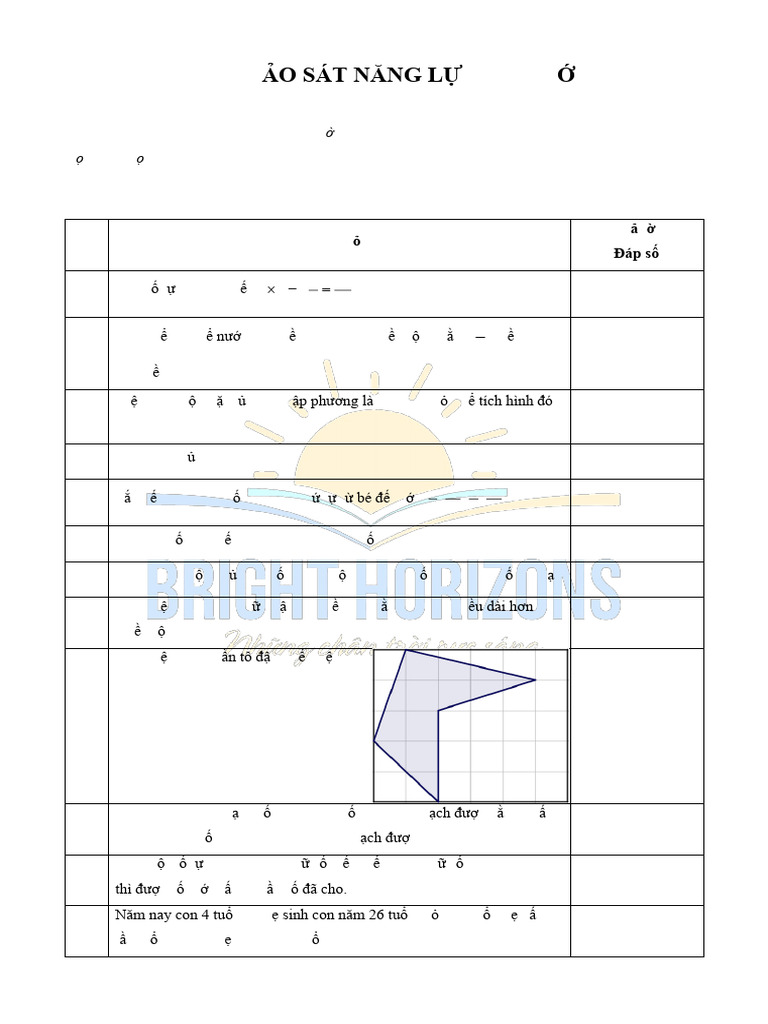 Đề Thi Vào 6 LTV 2023 - 2024 | PDF