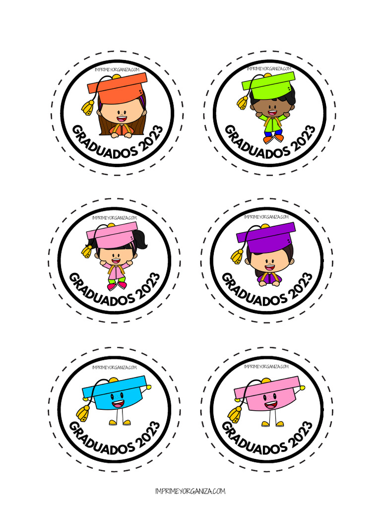 Stickers Graduado 2023 | PDF
