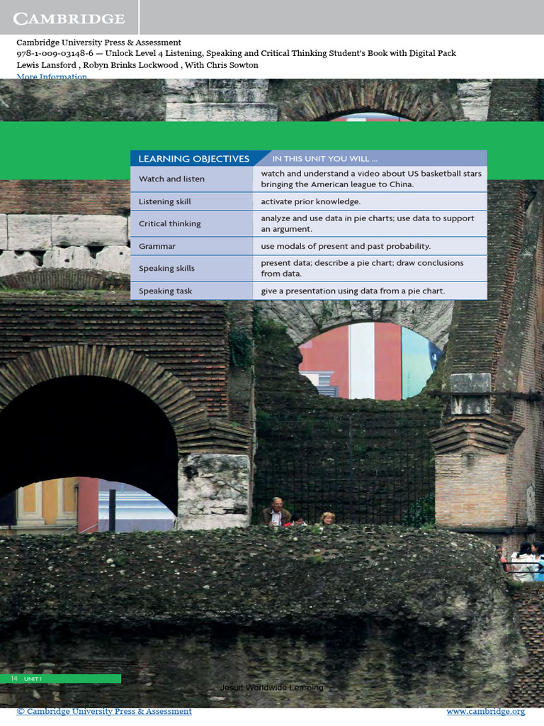 Unit1 - Unlock Listening Speaking Level 4 | PDF | Critical Thinking | Banana