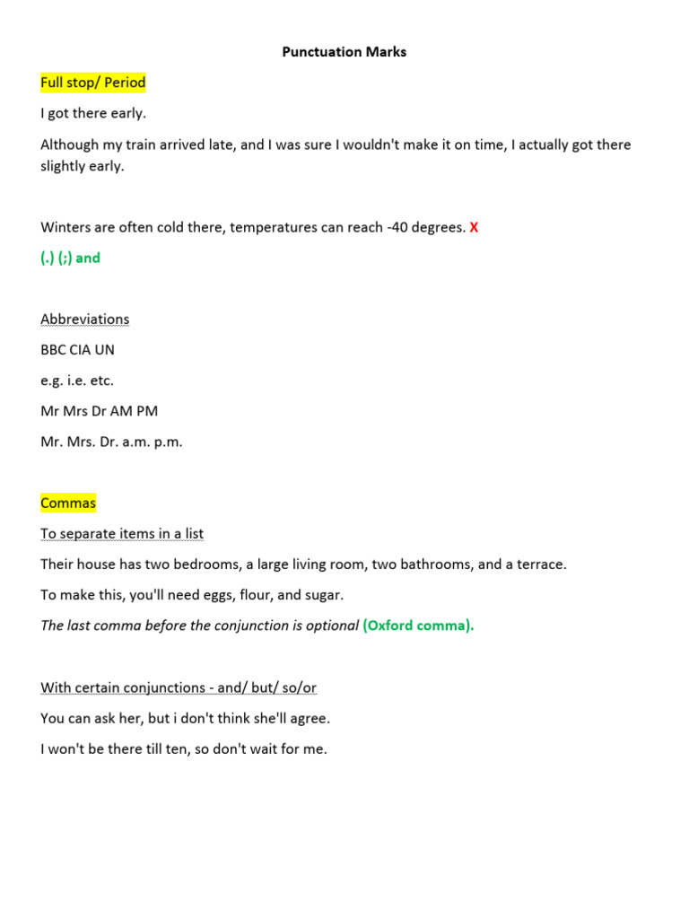 Punctuation Marks | PDF | Comma | Syntax Punctuation Marks | PDF | Comma | Syntax