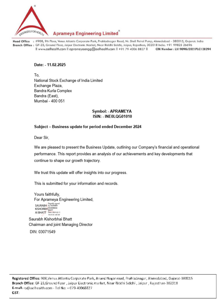 Ael Business Update (3) | PDF