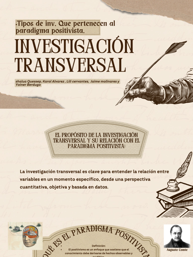 Investigacion Transversal | PDF