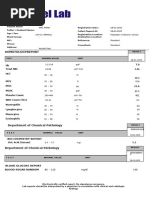 Blood Group Report Template | PDF
