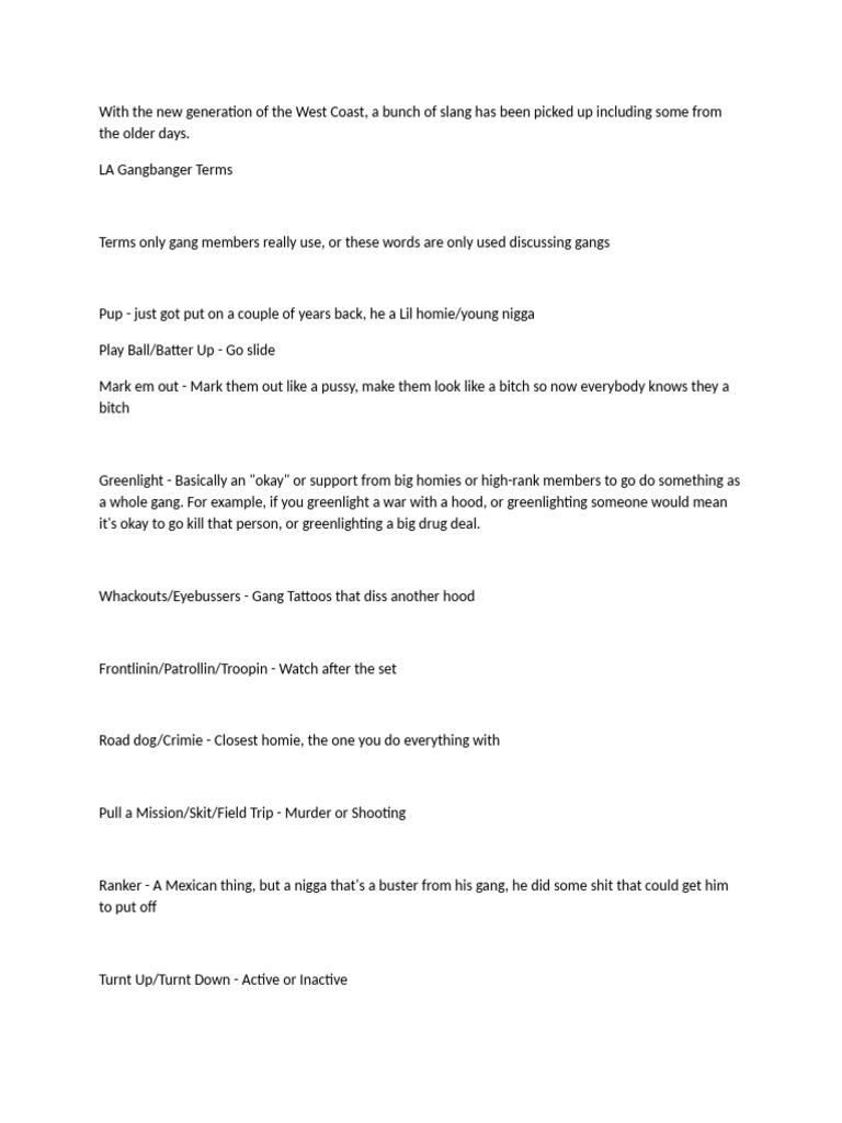 Slang cuh cuh cuh | PDF