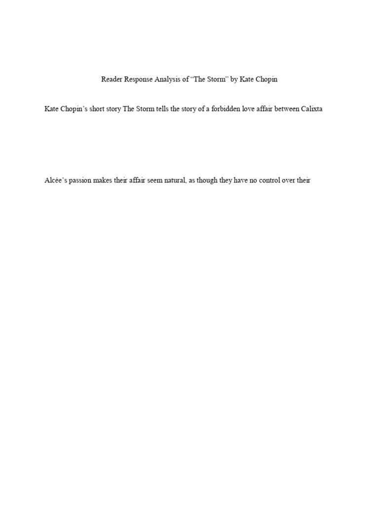 Reader Response Analysis | PDF