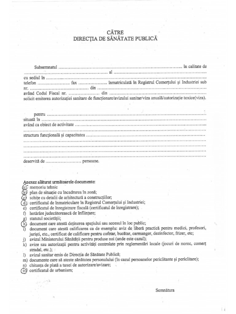 cerere dsp buzau | PDF