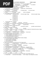 Sample UPDA Electrical Questions and Answers | PDF | Capacitor | Battery (Electricity)
