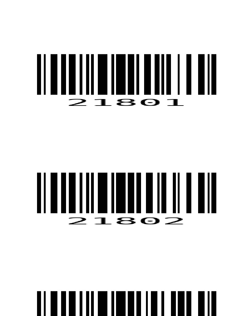 barcodes | PDF