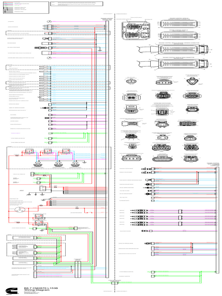 Atulya 6.7L - Wiring Diagram - CM2670 - 5504367 - B153 | PDF | Diesel ...