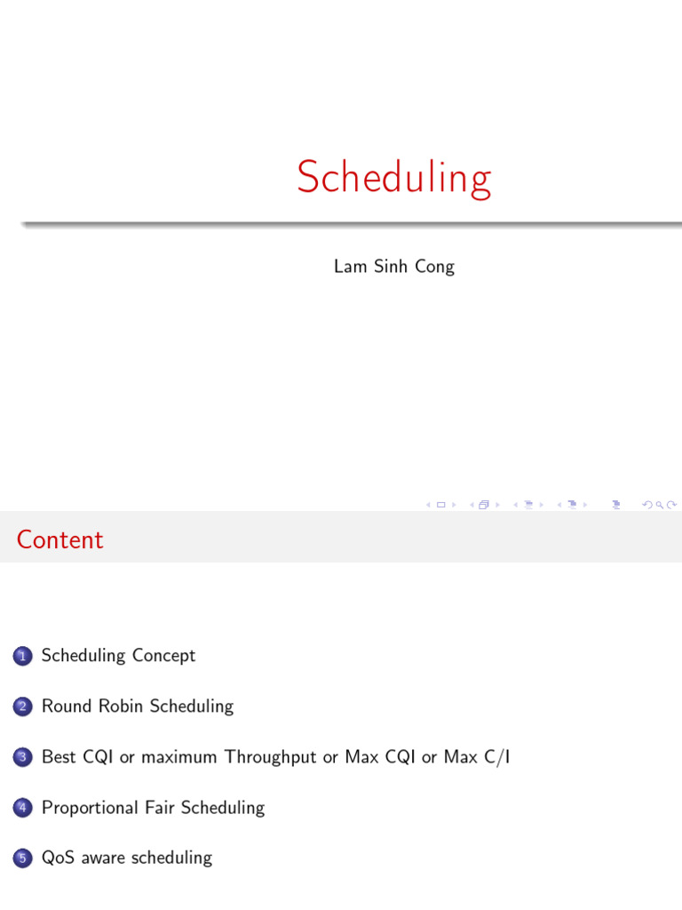 5.L4_v2 | PDF | Scheduling (Computing) | Information And Communications Technology