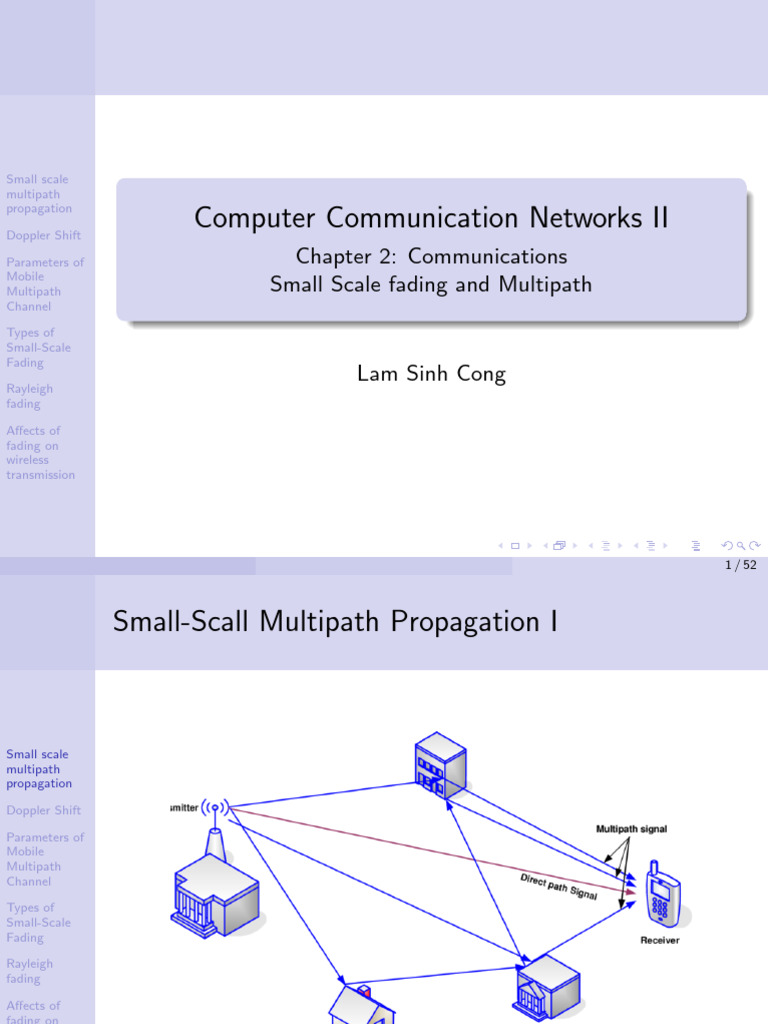 3.Fading | PDF | Frequency Modulation | Bandwidth (Signal Processing)