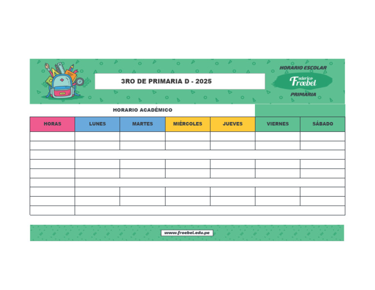 3ro de Primaria D - 2025 | PDF