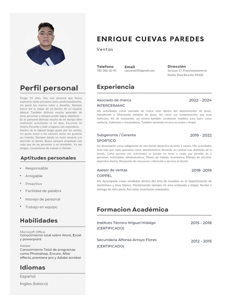 CV Actualizado Enrique Cuevas | PDF