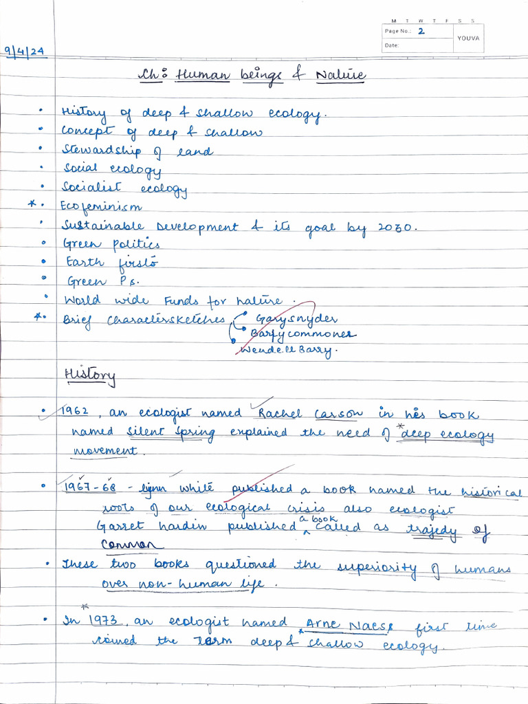 evs ch 1,2 & 3 | PDF