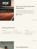 World Athletic 2024 Rules | PDF | Track And Field | Safety
