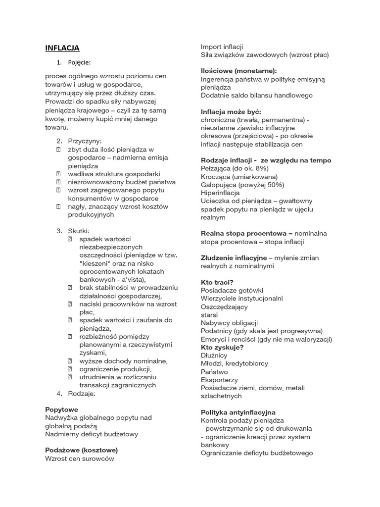 Ekonomia Pojecia | PDF